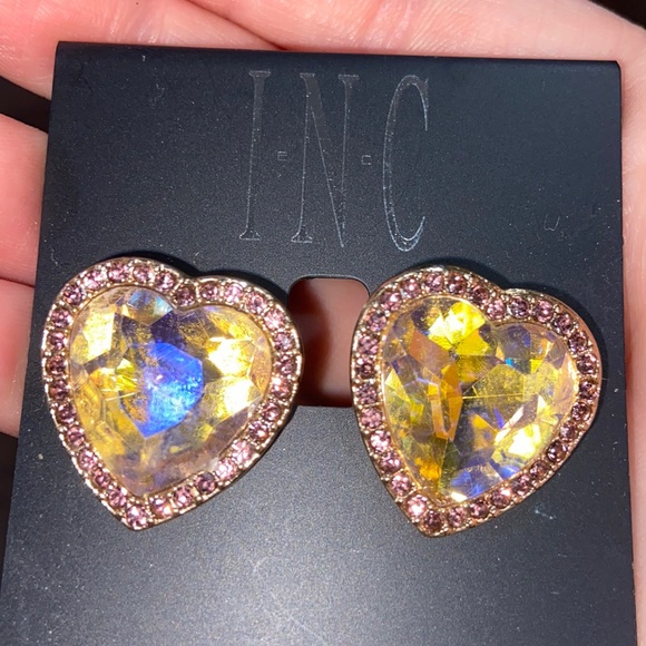 INC International Concepts | Jewelry | Inc Pink Large Heart Solitaire ...